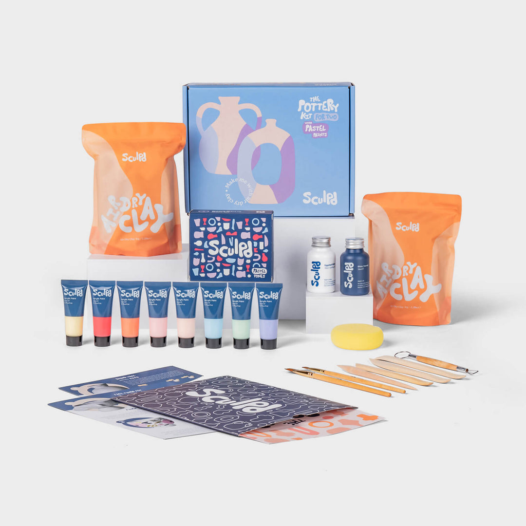 Sculpd Pottery Kit | The Original Air-Dry Clay Starter Kit