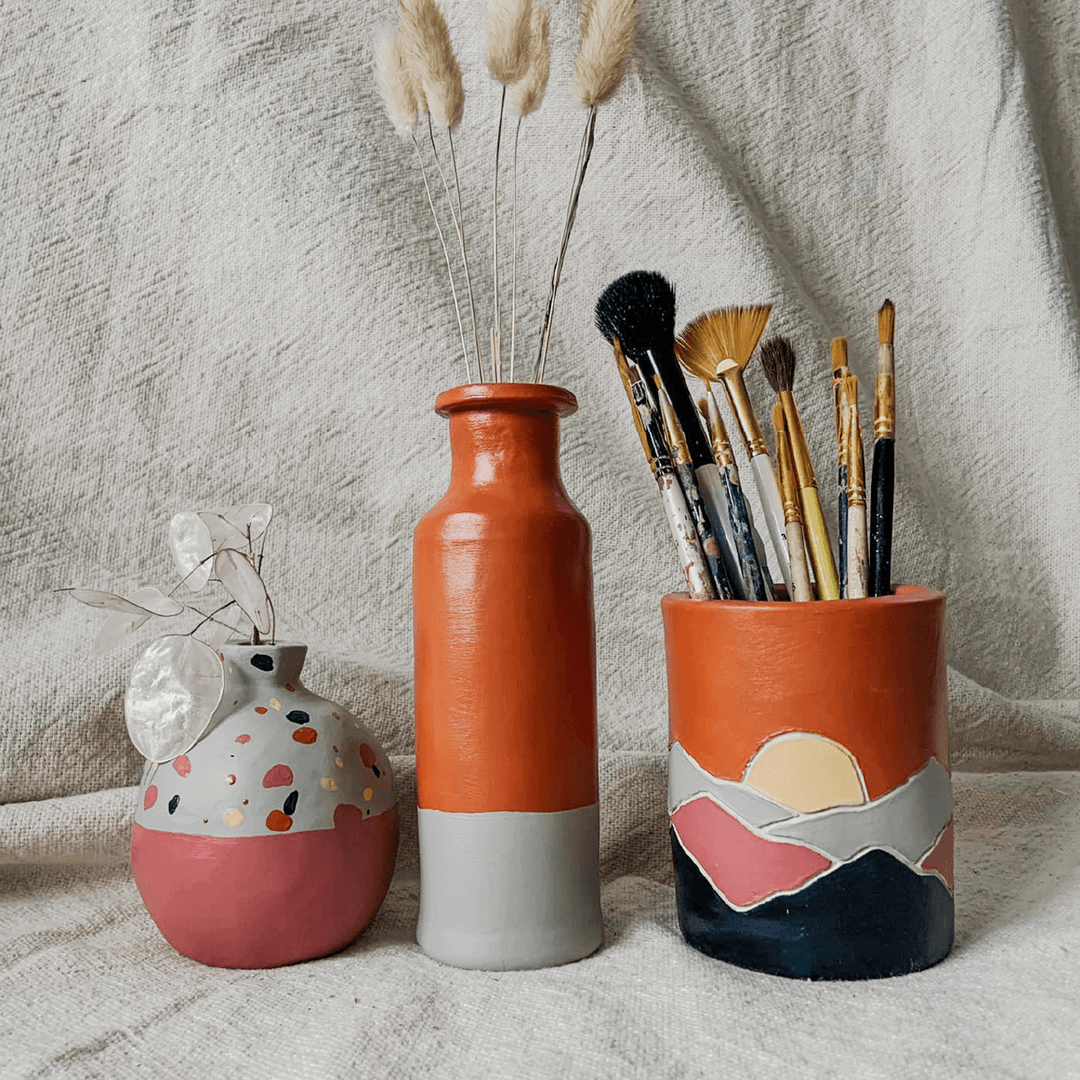 Sculpd Acrylic Paint Sets - Colored Paints for Air Dry Clay