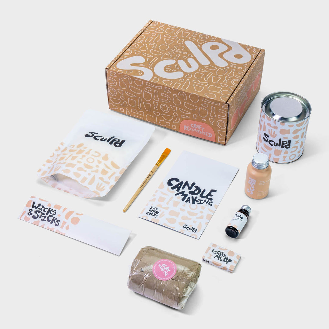 The Craft Mega Bundle | Three-in-One Pottery, Painting & Candle Making ...